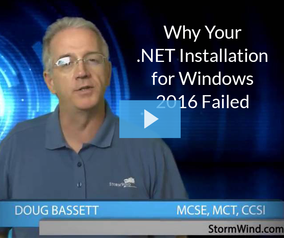 Why Your Net Framework Installation For Windows Failed
